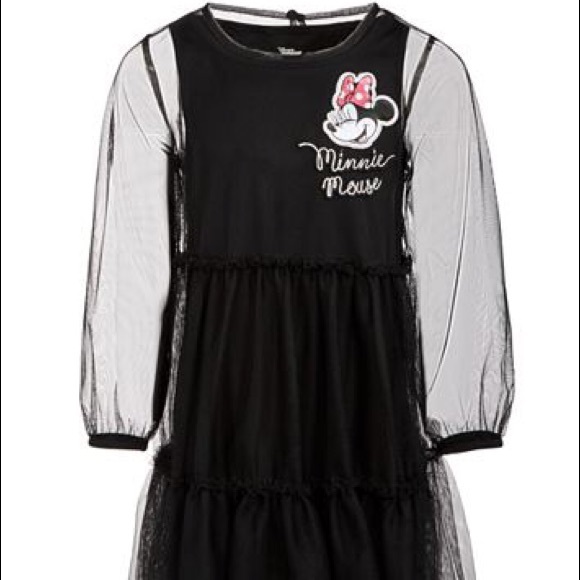 Disney | Dresses | Disney Little Girls Minnie Mouse Mesh Dress | Poshmark